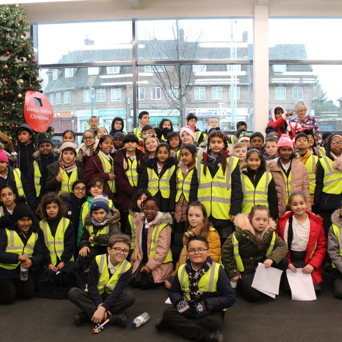 William Byrd Primary School - Year 5 Carol Singing in Asda