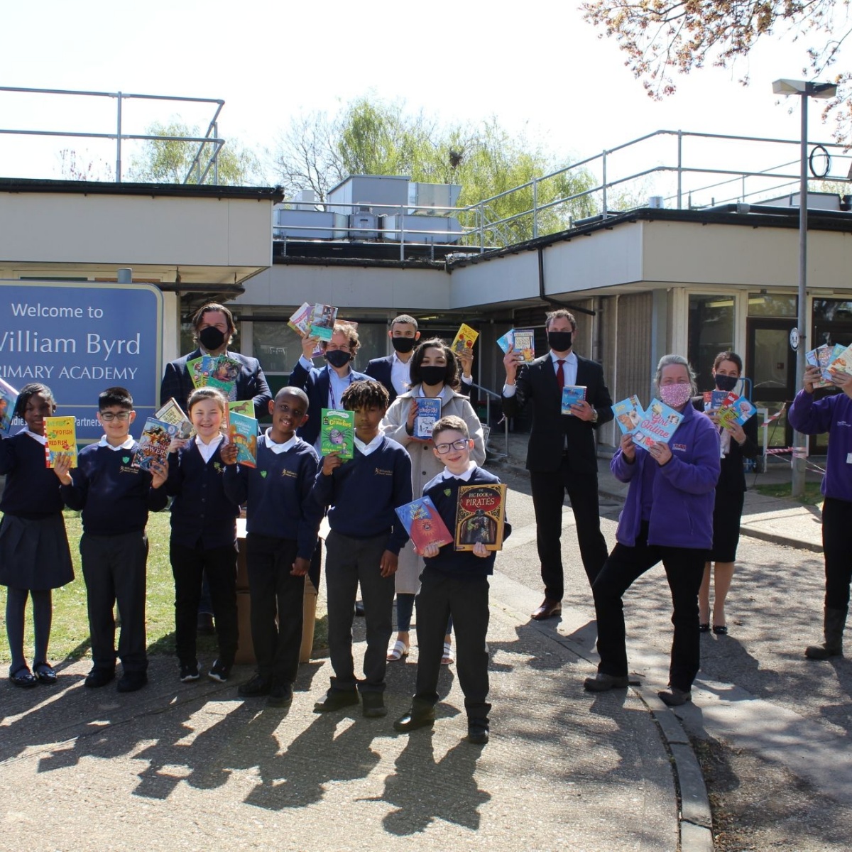 William Byrd Primary School - Heathrow Book Donation